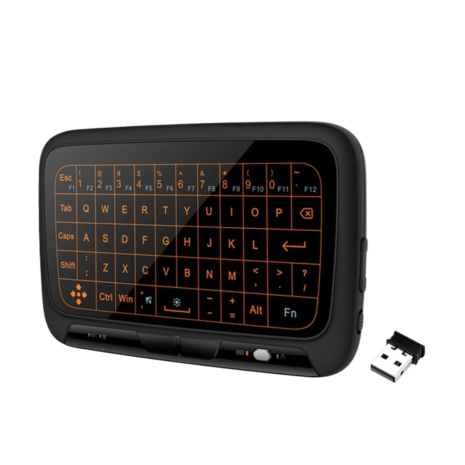 Mini Full Touch 2 4ghz Air Mouse Trackpad Backlit Wireless Plug And Play Smart Keyboard