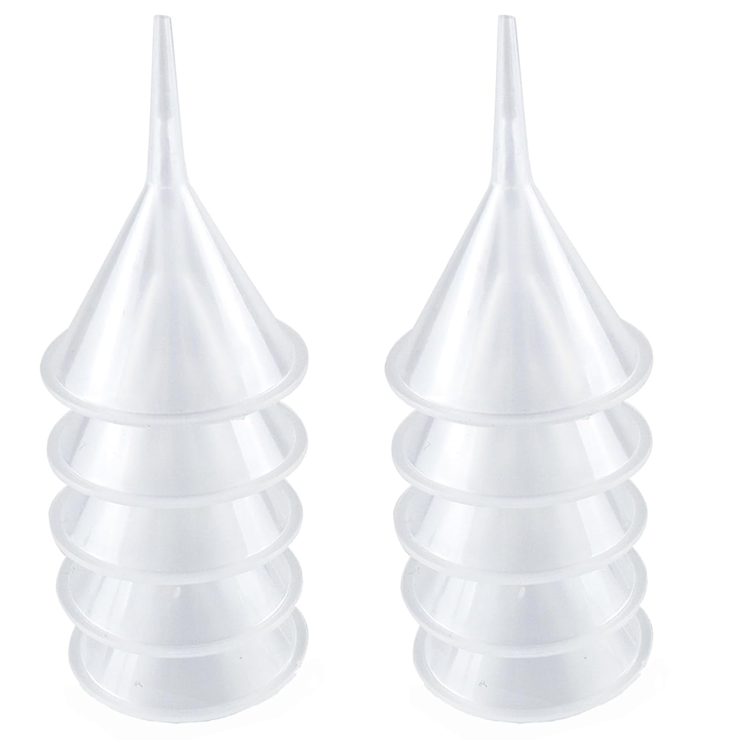 Mini Funnel 10 Pcs Kitchen Use Funnels Small Narrow Neck Plastic Urn ...