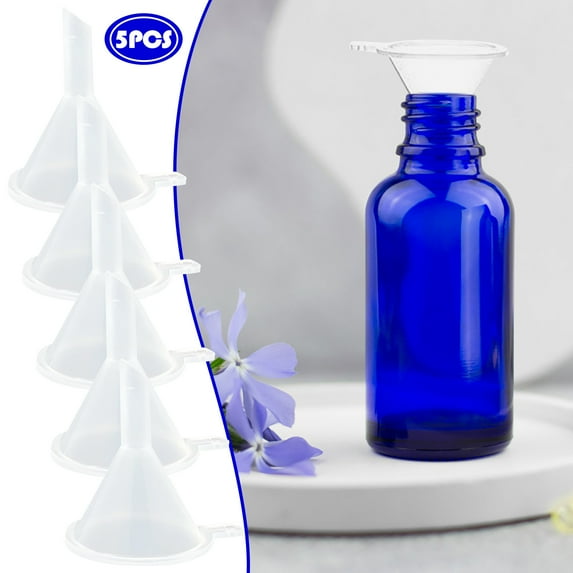 Mini Funnel 5-Pack for Lab Bottles, Sand Art, Perfume, Spice, Powder ...