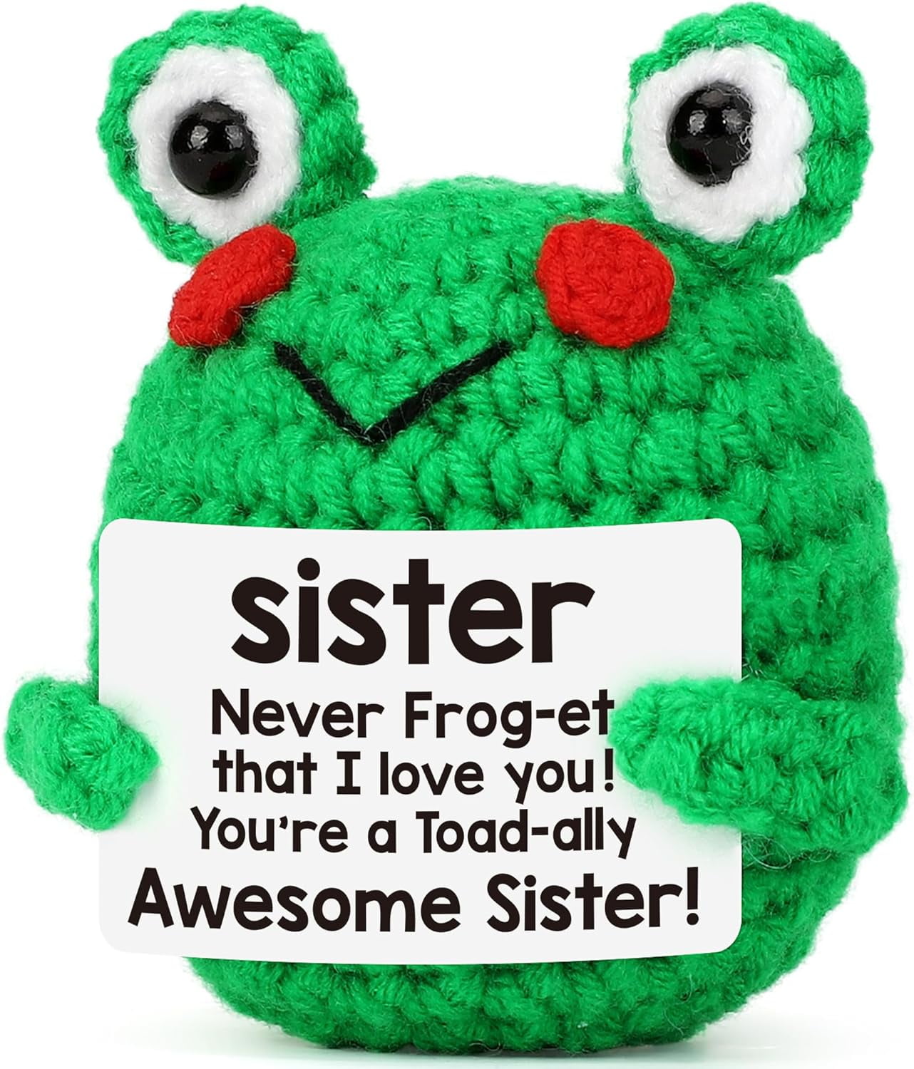Mini Funny Frog Sister Gifts Birthday Easter Mothers Day Soul Sisters ...