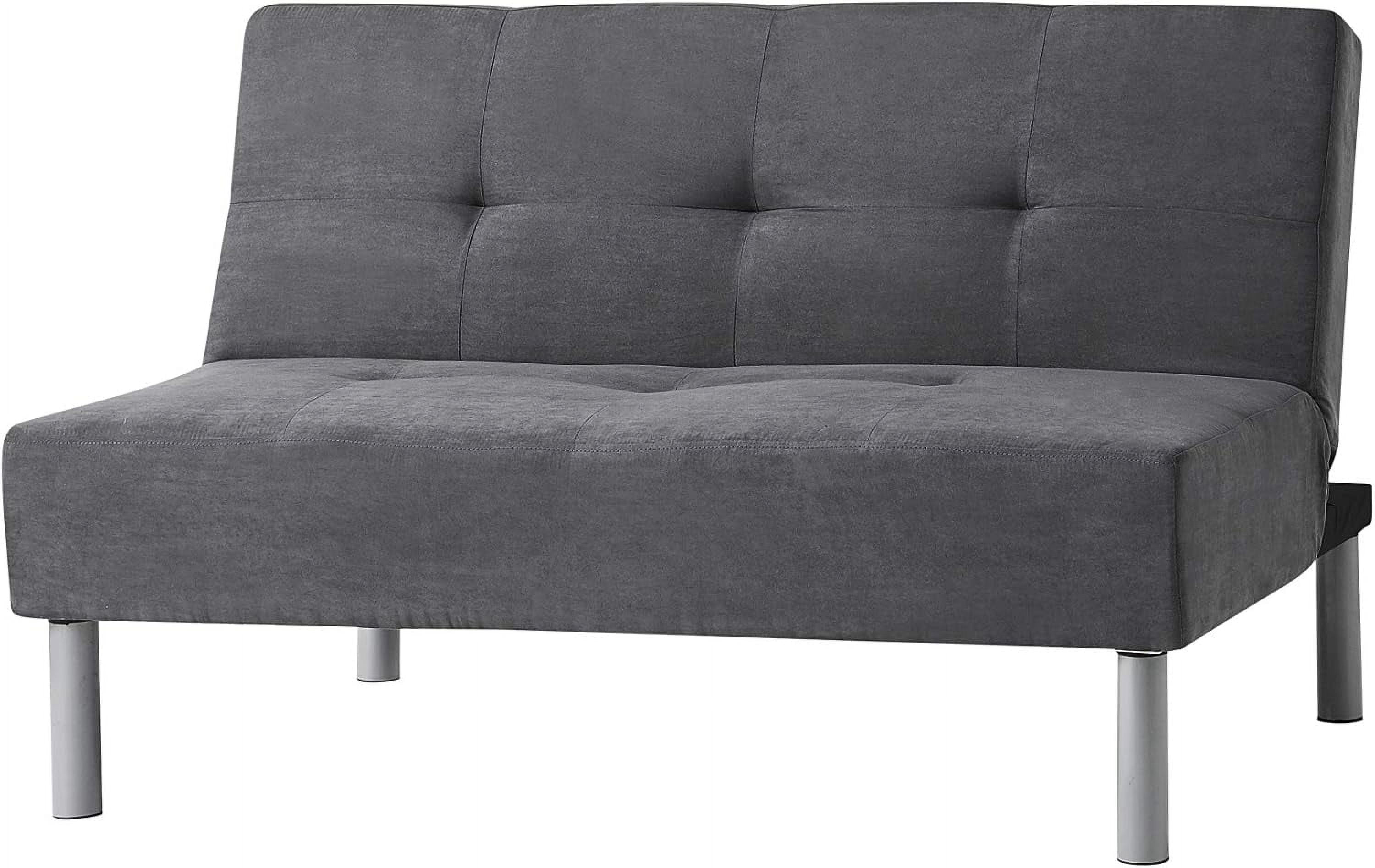Mini Futon Steel Gray - Walmart.com