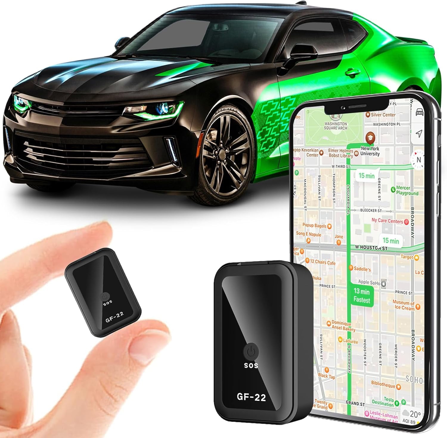 Mini GPS Tracker for Vehicles,Car GPS Tracker Portable Real Time ...