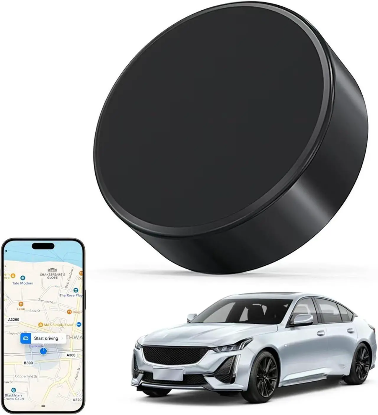 Mini GPS Tracker for Vehicles - Magnetic Real-Time GPS Tracker ...