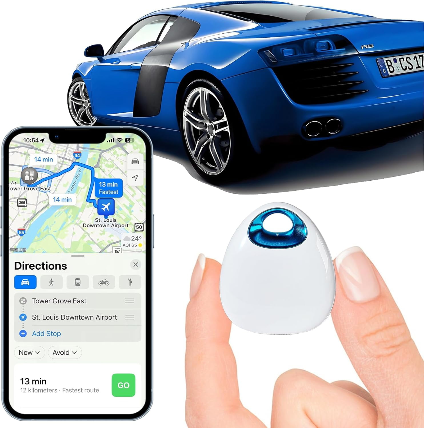 Mini GPS Tracker for Vehicles,Tracker Device for Vehicles No ...