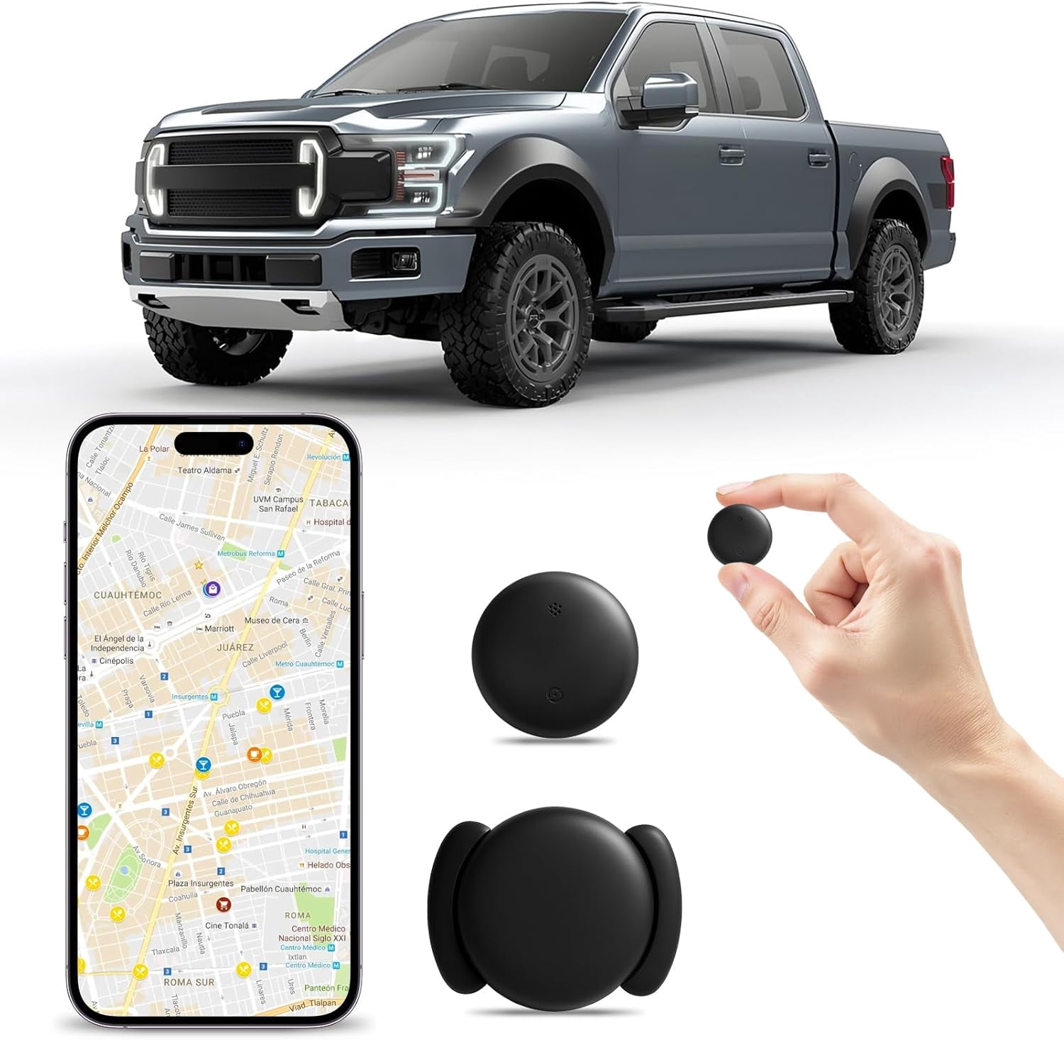 Mini GPS Tracker for Vehicles (for Android), Hidden Car Location ...