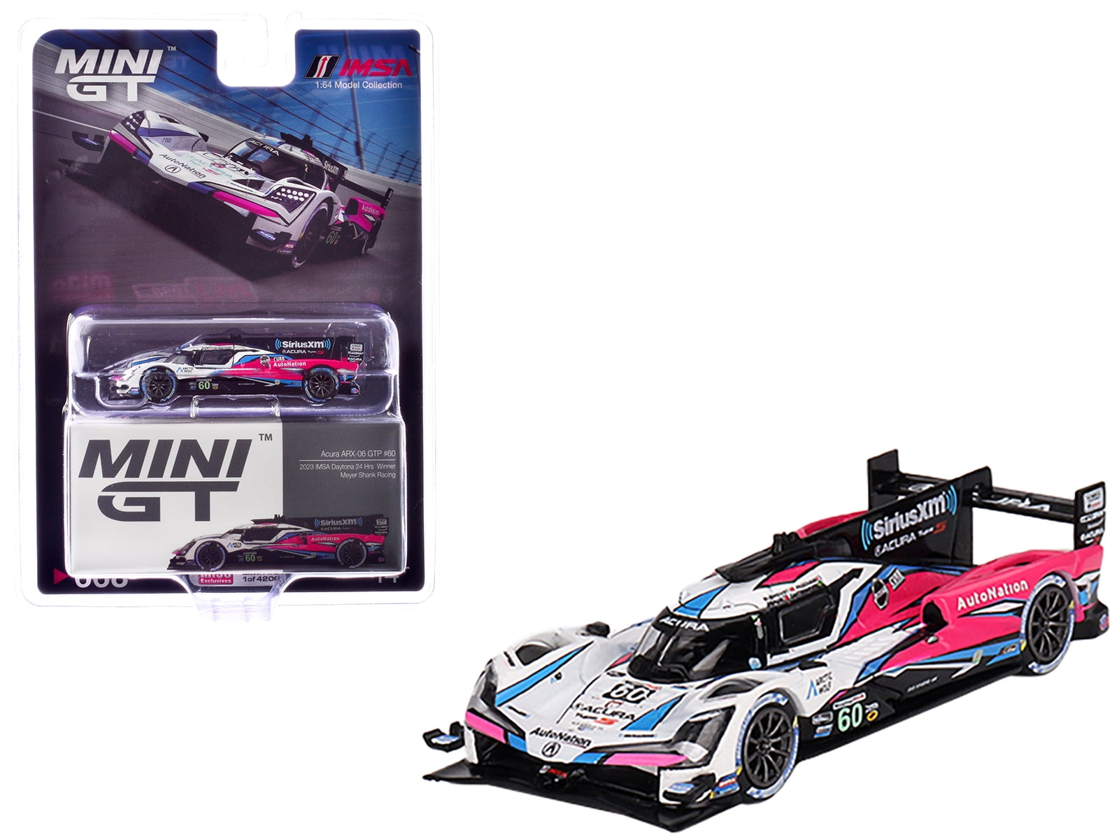 Mini GT Acura ARX-06 GTP #60 Meyer Shank Racing 2023 IMSA Daytona 24 ...