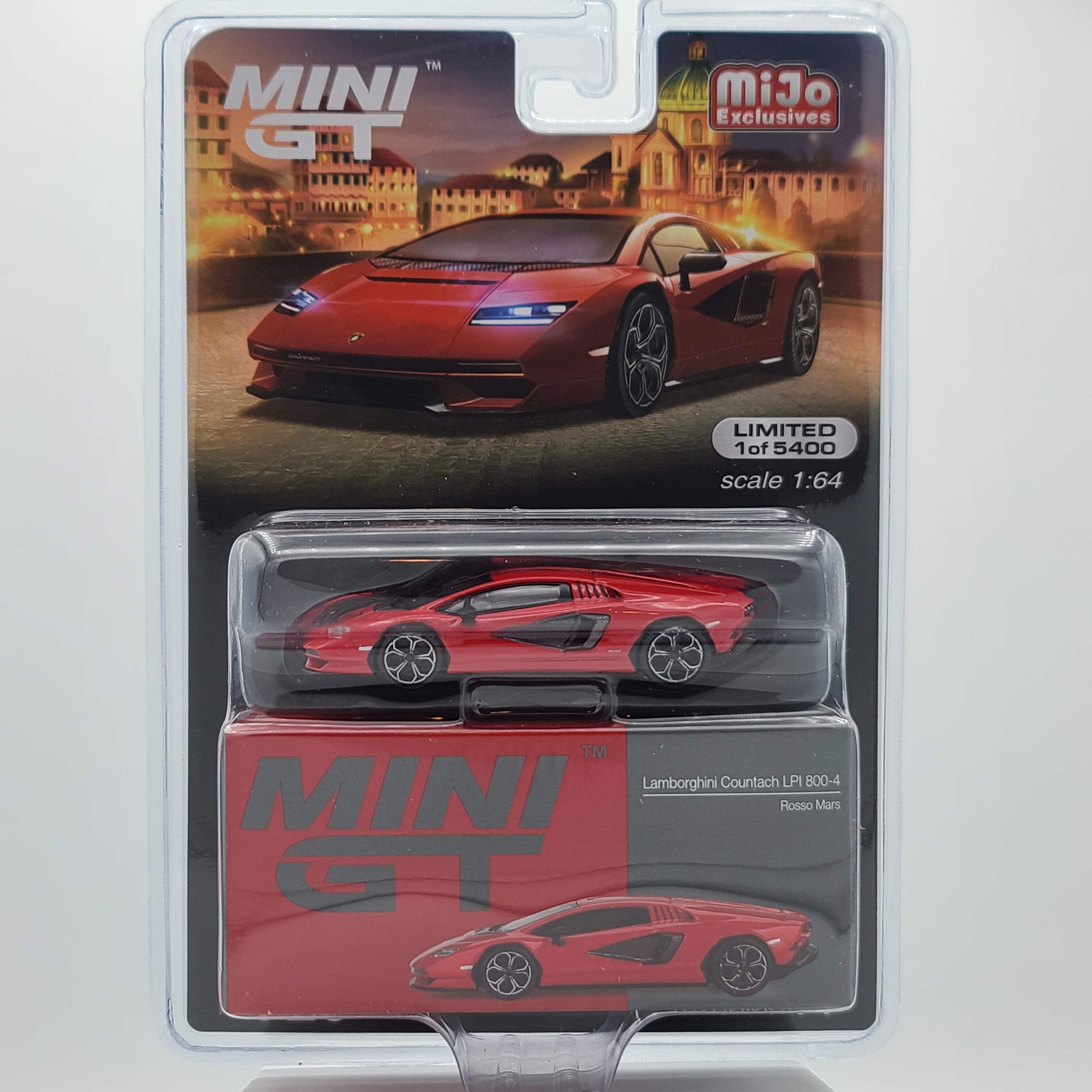 Mini GT Lamborghini Countach LPI 800-4 - 1:64, Rosso Mars LHD - Limited ...