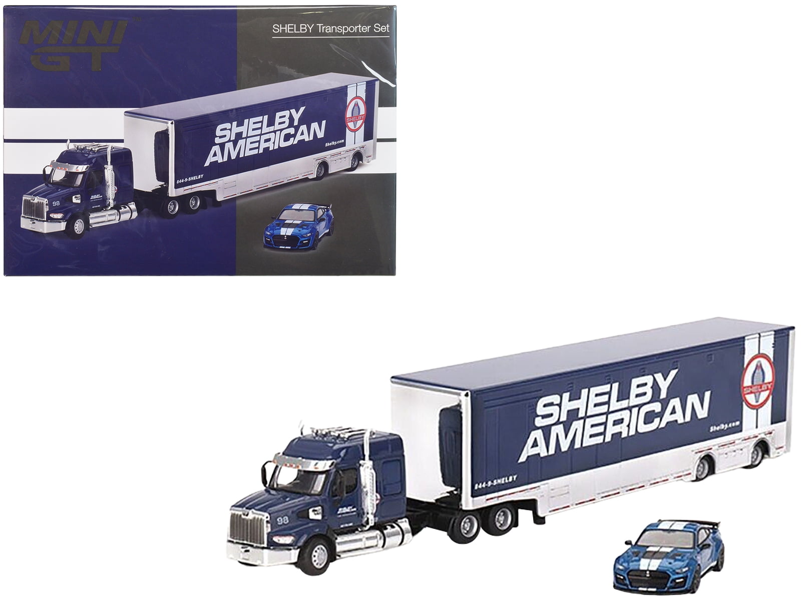 Mini GT Shelby American Transporter Set Western Star 49x with Shelby ...