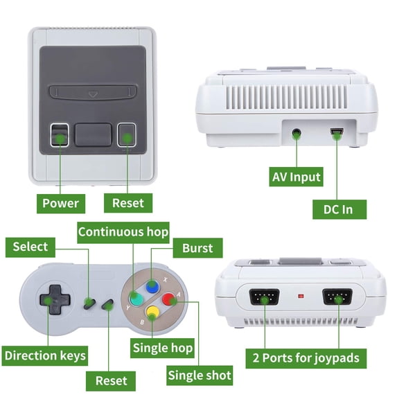 Mini Game Anniversary Edition Built- in 620 Classic games - Walmart.com
