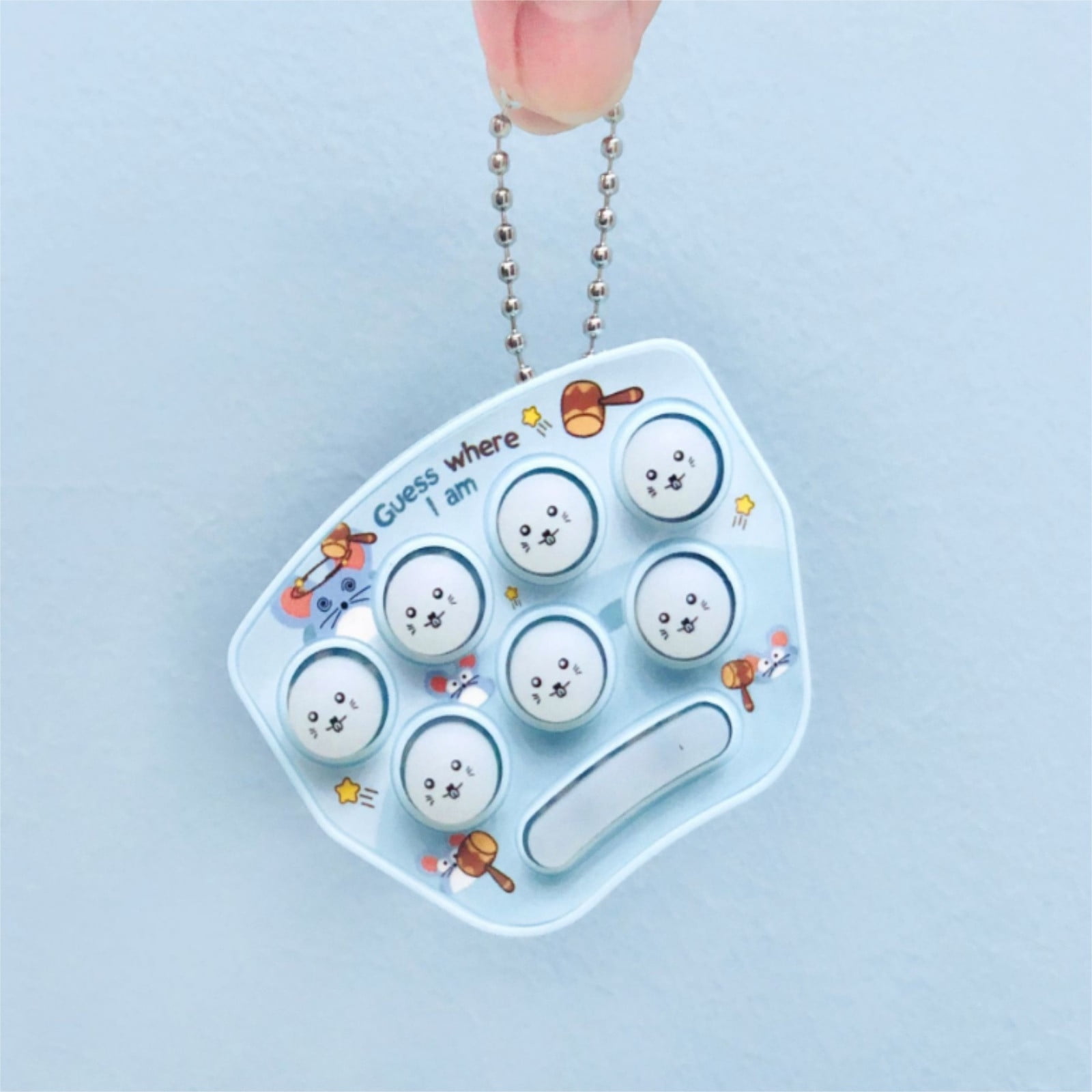 Mini Game Keychain, LED Electronic Mini Hamster Memory Game Toy ...
