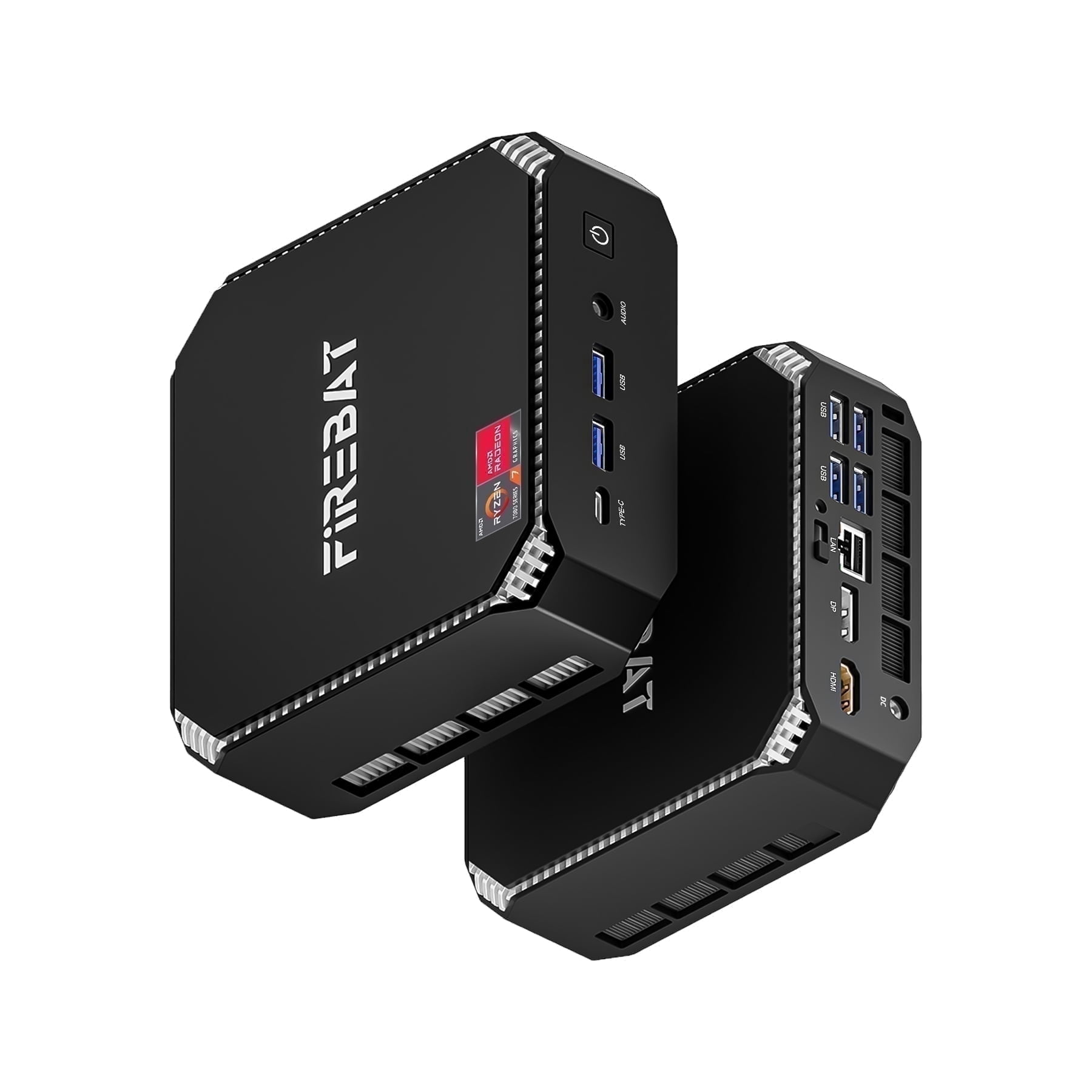 FIREBAT Mini PC Gaming 【A6】, AMD Ryzen 7 6800H 8-Core 4.7GHz, Radeon ...