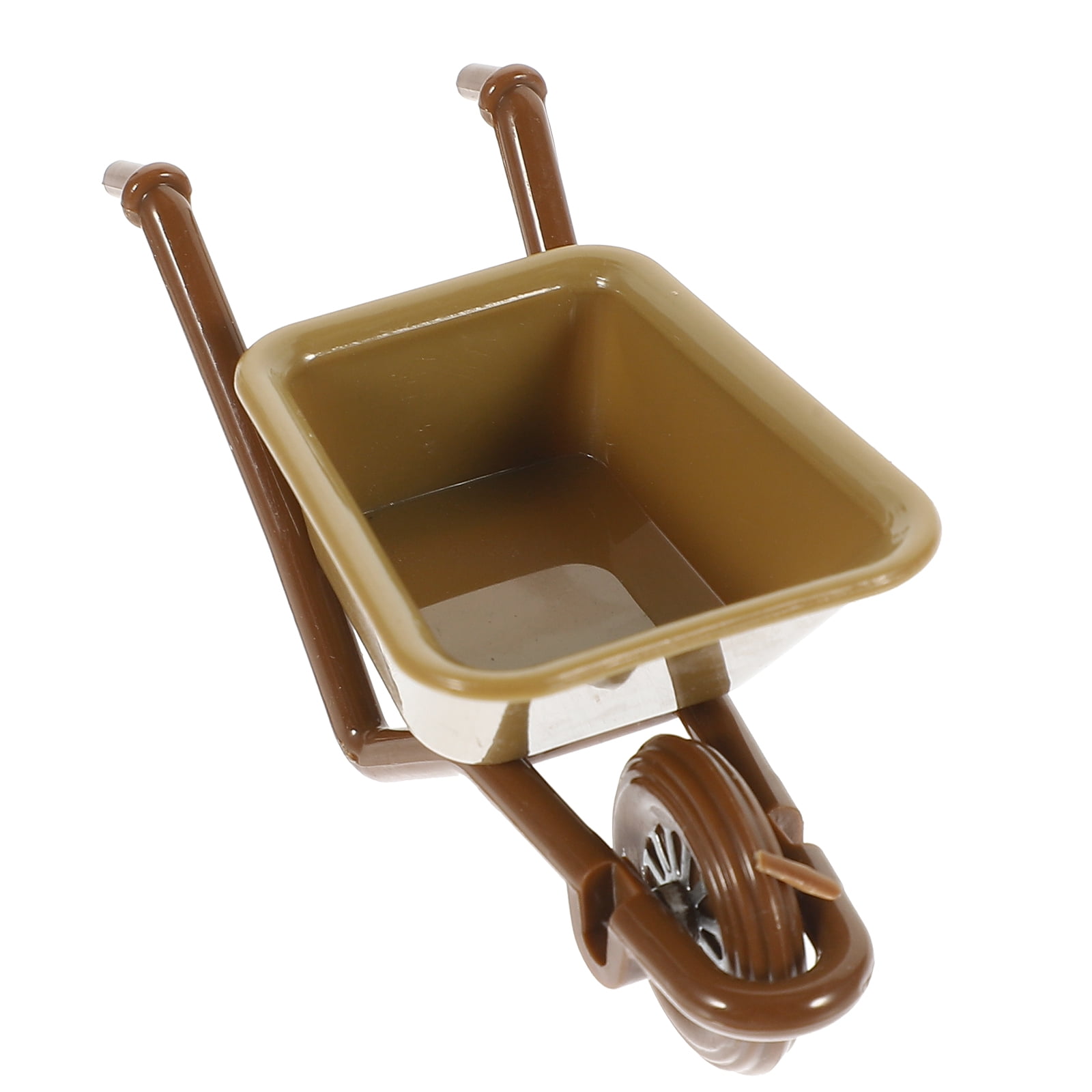 Tiny Cart Model Mini Garden Trolley Miniature Ornament Farm Trolley ...