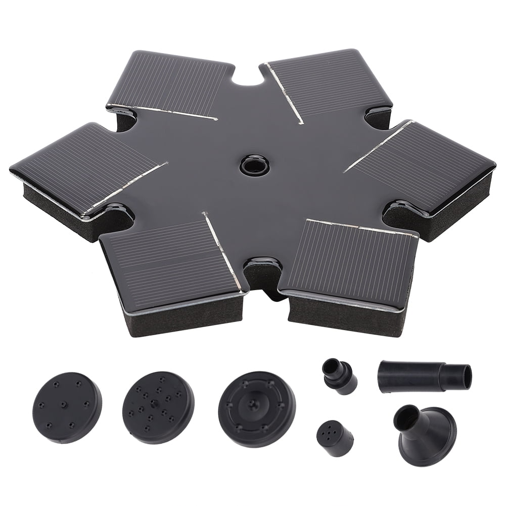 Mini Garden Fountain Floating Outdoor Solar Powered Water Fountain ...