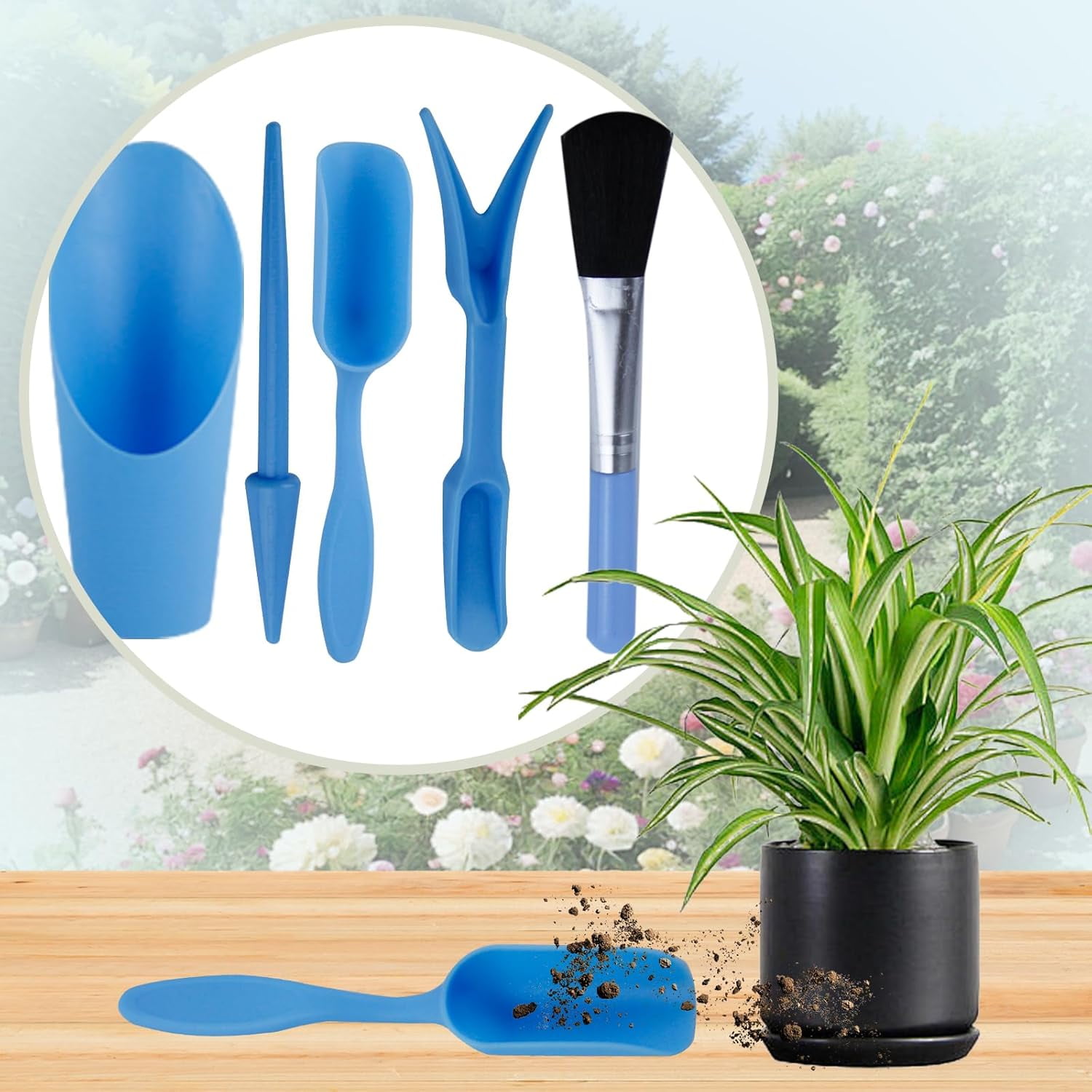 Mini Garden Tool Set Hand Tools Succulent Transplanting Tools Plastic ...