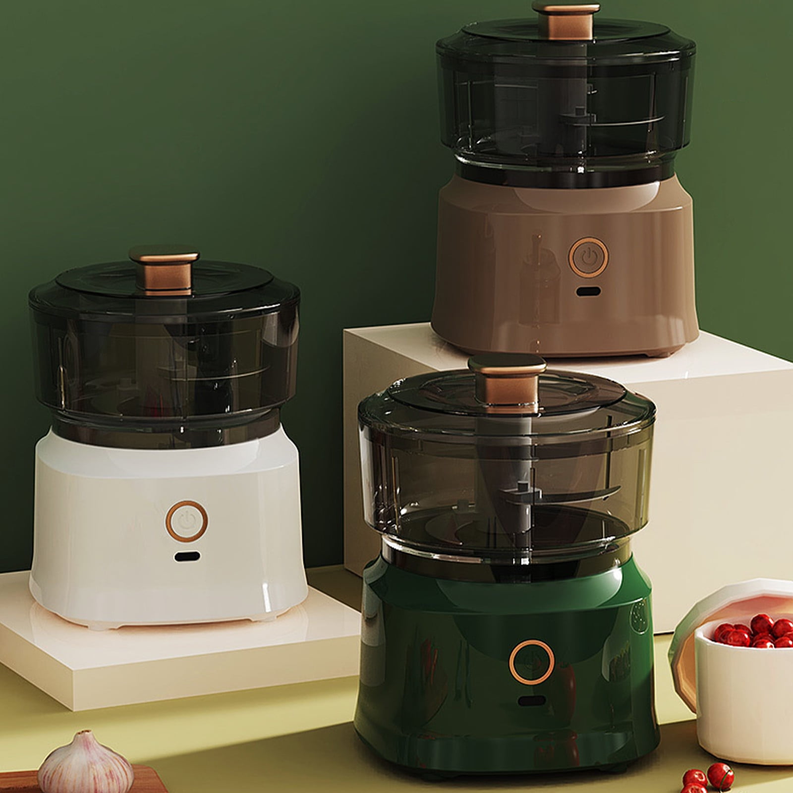 Mini Garlic Chopper Wireless Food Processor | USB Rechargeable Portable ...