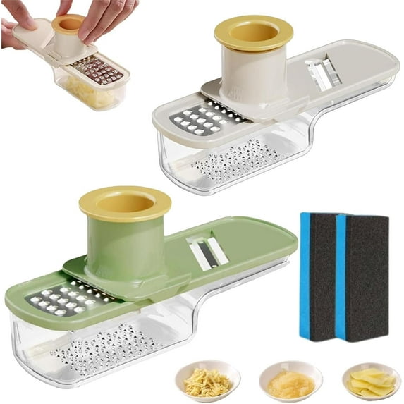 Mini Garlic Grinder, Multifunctional Garlic Grinder & Mandoline Slicer ...