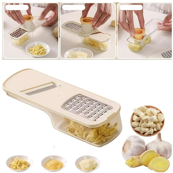 Mini Garlic Grinder,Multifunctional Garlics Grinder Slicer,Garlic ...