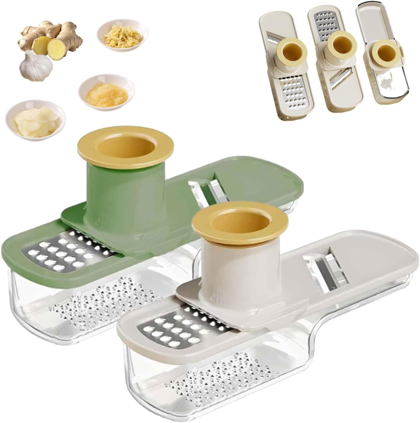 Mini Garlic Slicer, Multifunctional Garlic Grinder, Vegetable Cutter ...