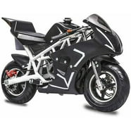 MotoTec Mini Motorcycle GT Blue: 49cc 2-Stroke Gas Powered Pocket Bike for Kids, Teens & Adults ...