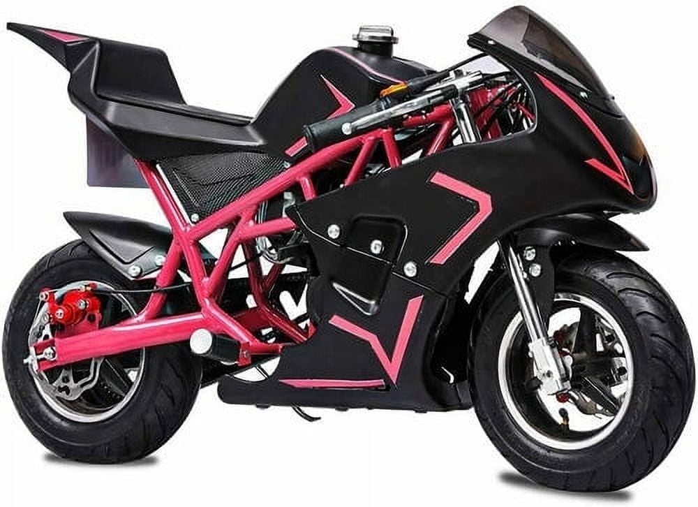 Dirt Moto 40CC 4-Stroke Mini Gas Power Pocket Bike for Kids, Dual Brake ...