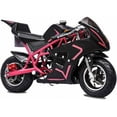 40CC 4-Stroke Kids Mini Gas Pocket Bike Motorcycle, Dual Brake, Max ...