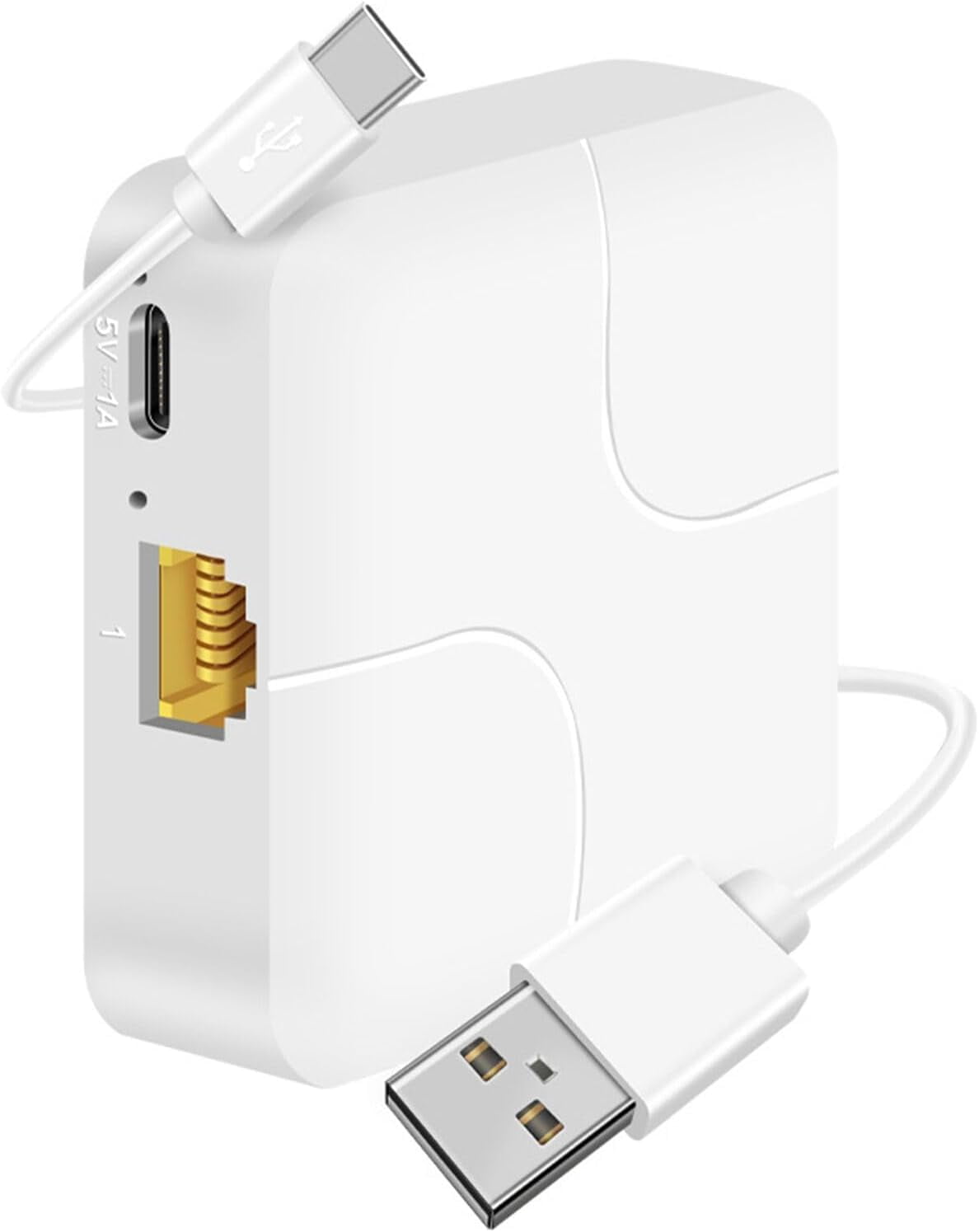 Mini Gigabit Ethernet Switch, RJ45 Ethernet Splitter LAN 1 to 2 ...