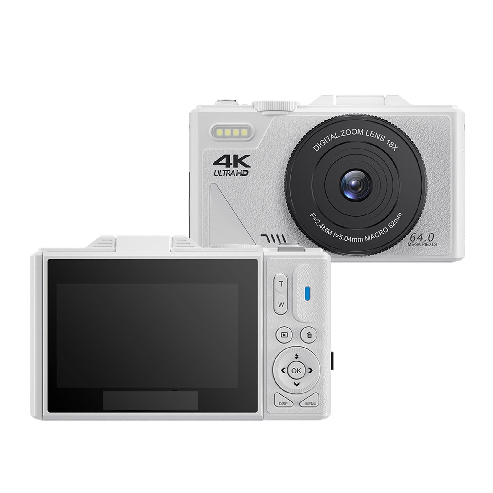 Mini for Girls 8 Years 4K Digital Camera 64MP FHD Digital Point And ...