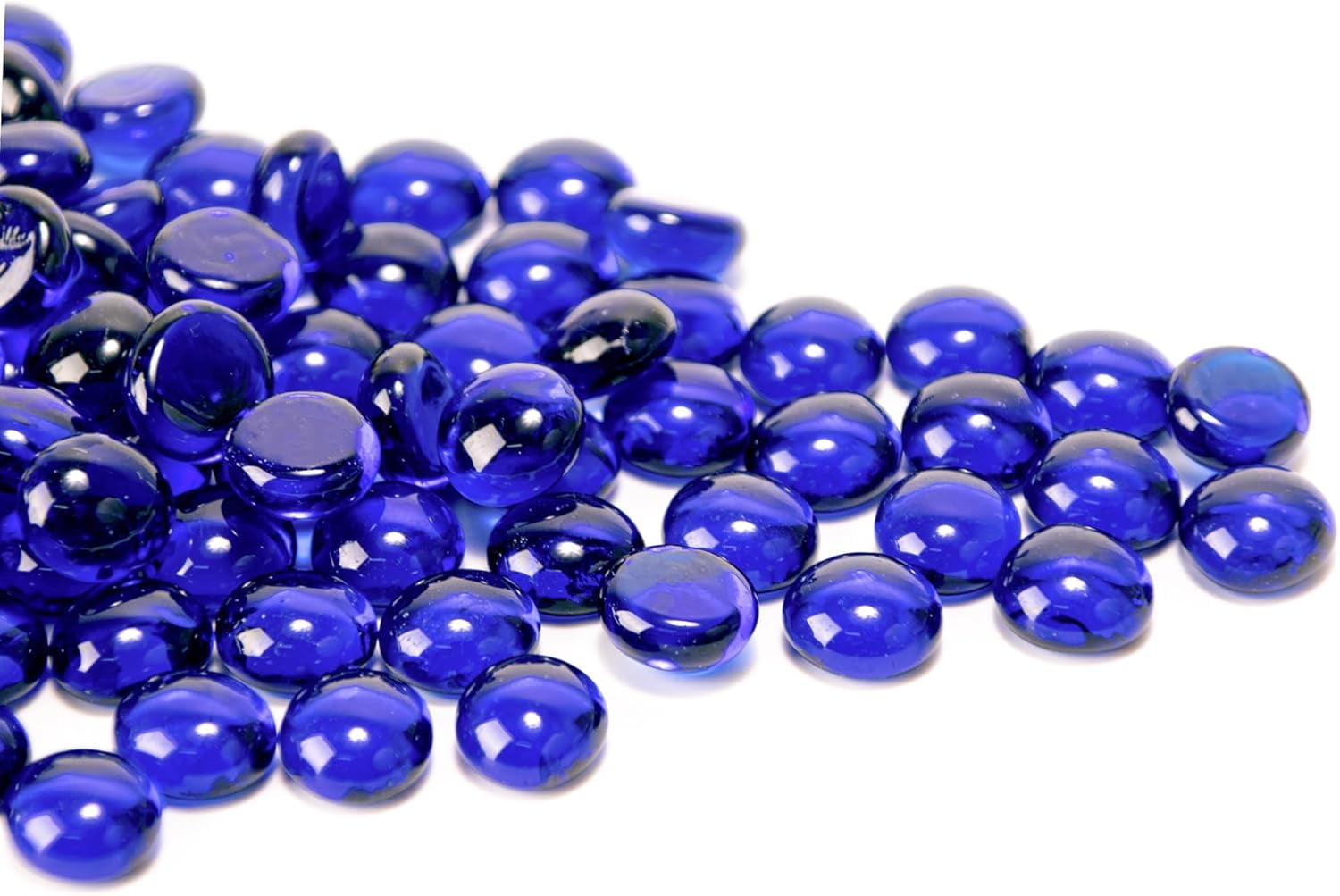 Mini Glass Gems, Mancala Stone Flat Bottom Marble Beads for Home Decor ...