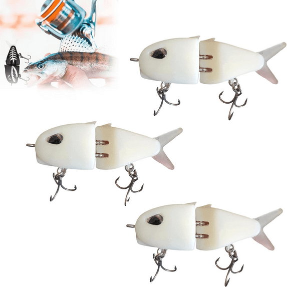 Mini Glide Bait for Bass Fishing, Slow Sinking Wide S Motion Smooth ...