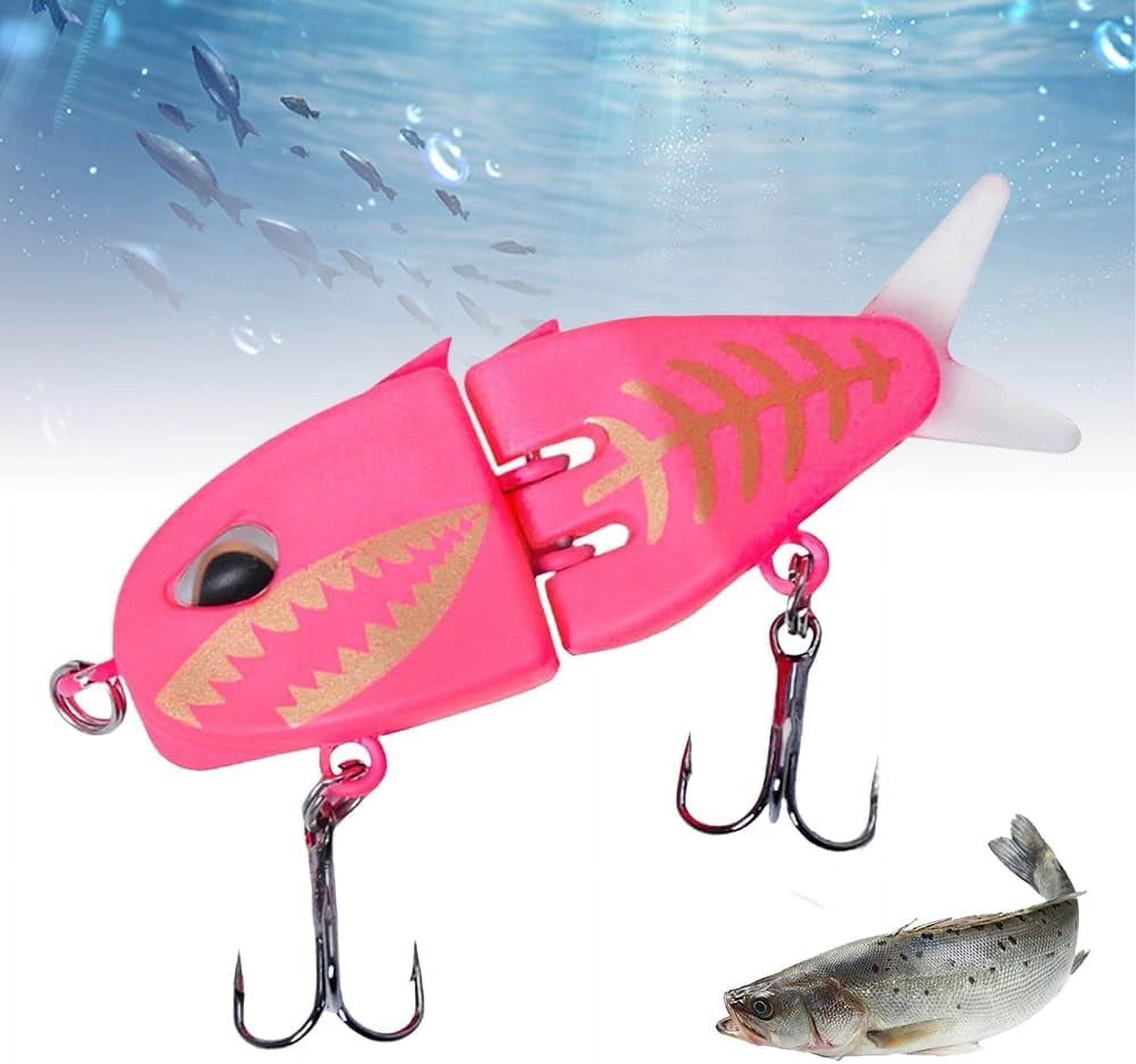 Mini Glide Bait for Bass Fishing, Slow Sinking Wide S Motion Smooth ...