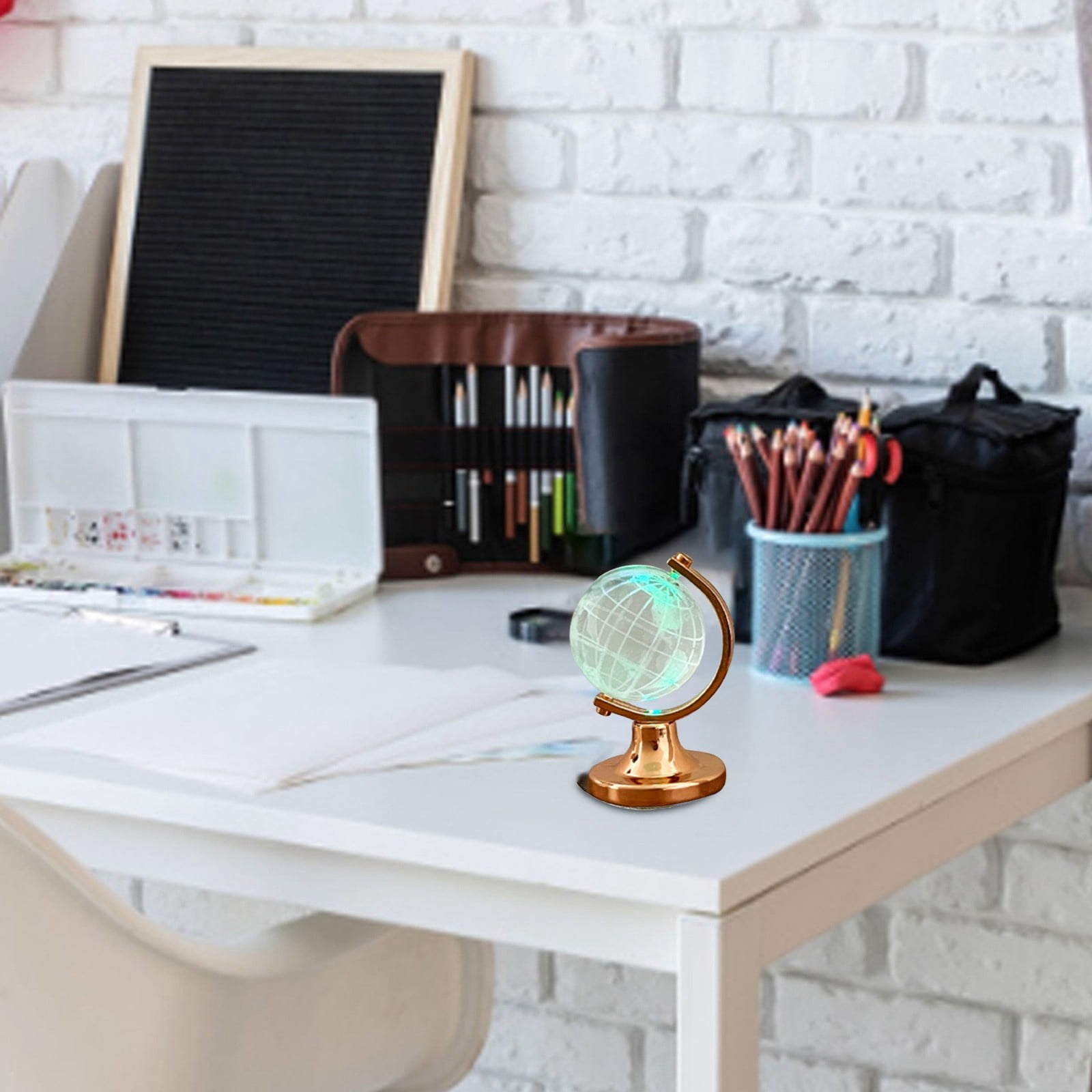 Mini Globe, A Delicate Tabletop Decoration for Transparent Desks, for ...