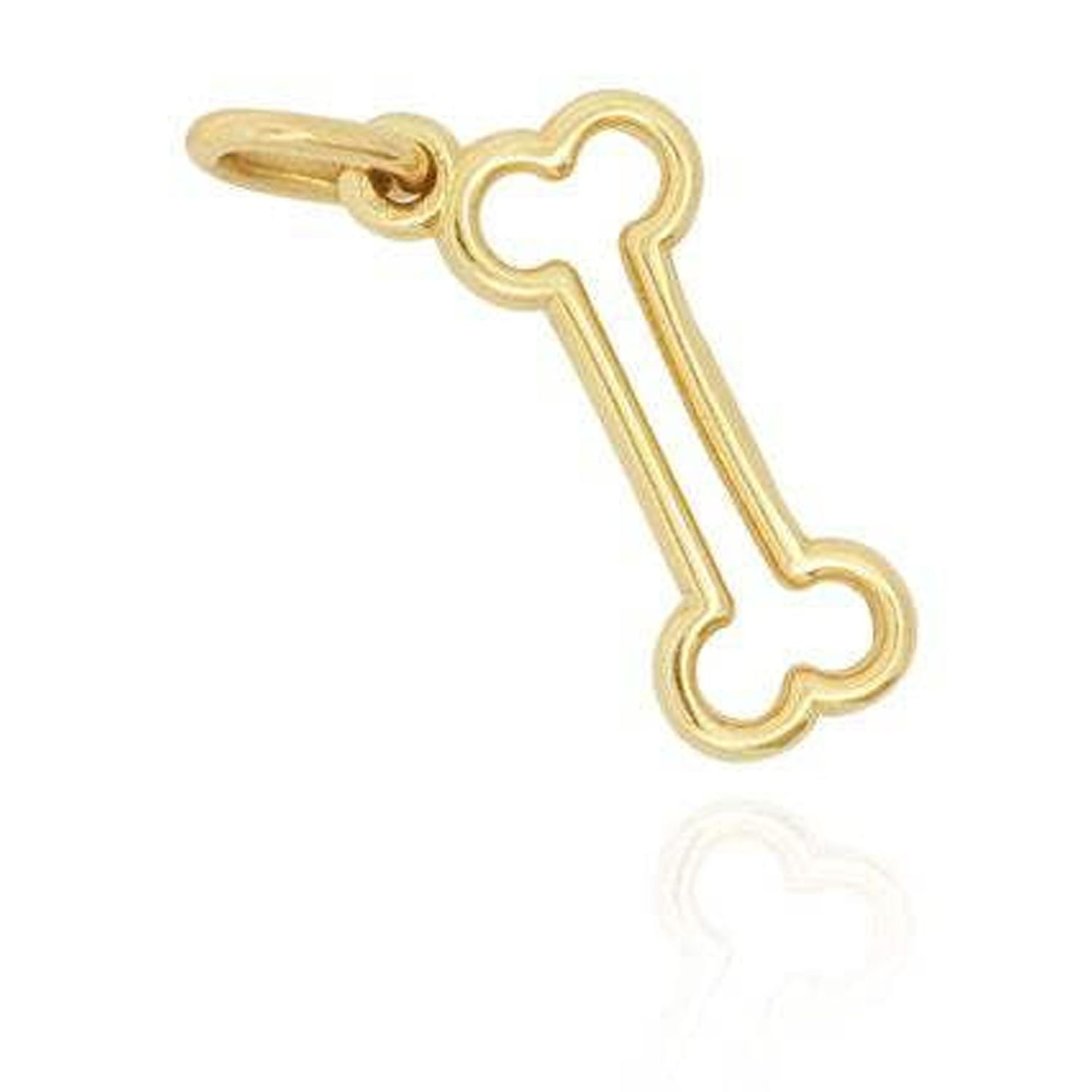 Mini Gold Bone Charm - Walmart.com
