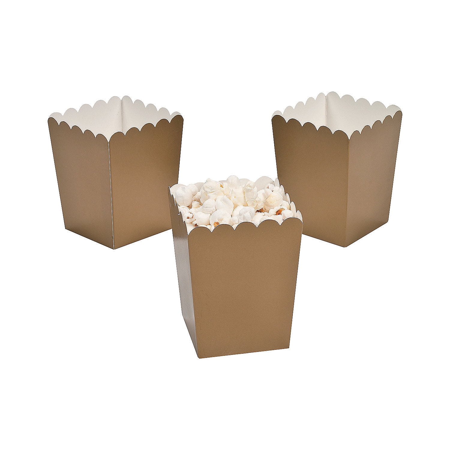 Mini Gold Popcorn Box (24Pc) - 24 Pieces - Walmart.com