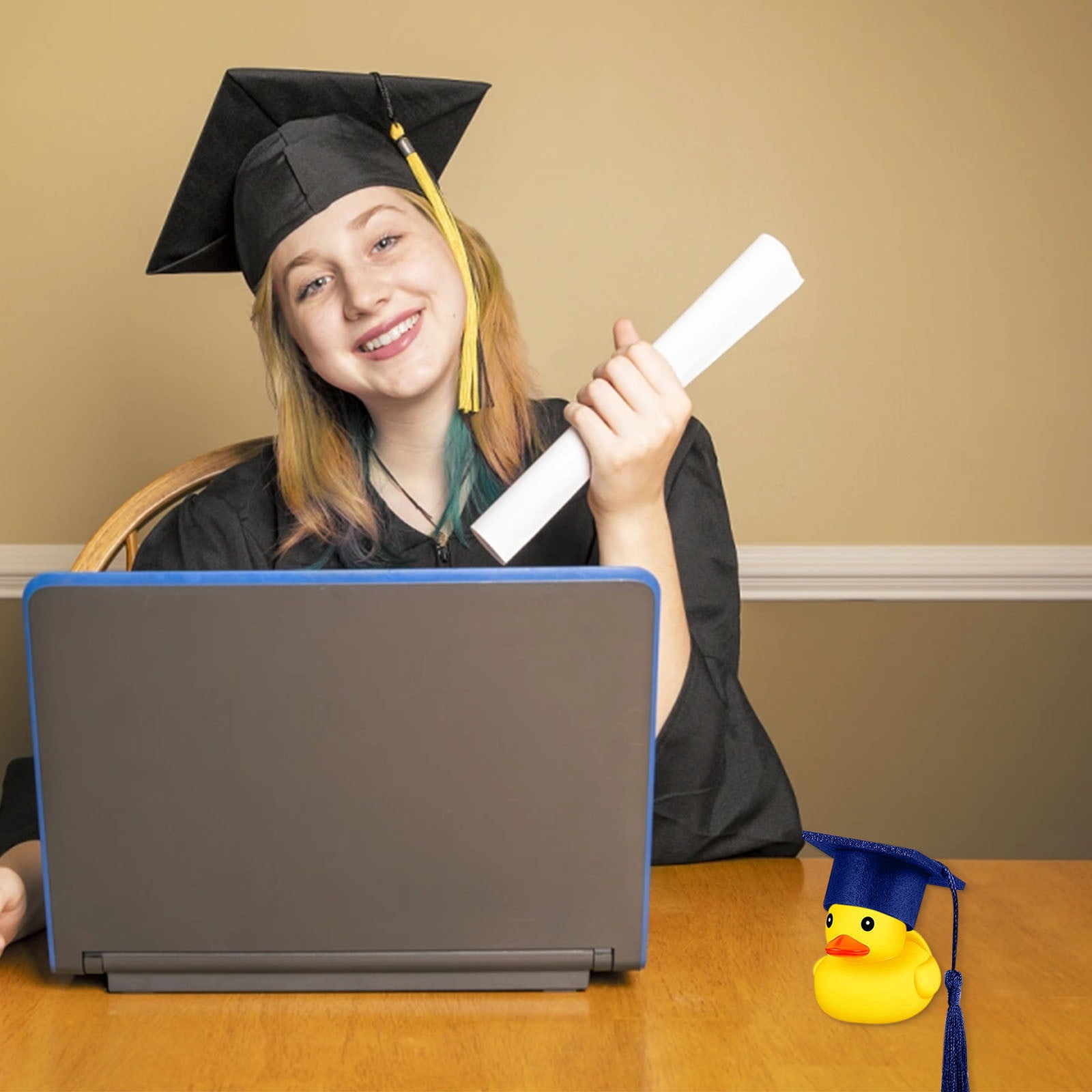Mini Graduation Rubber Duck with Graduate Hat, Funny Graduation Gifts ...