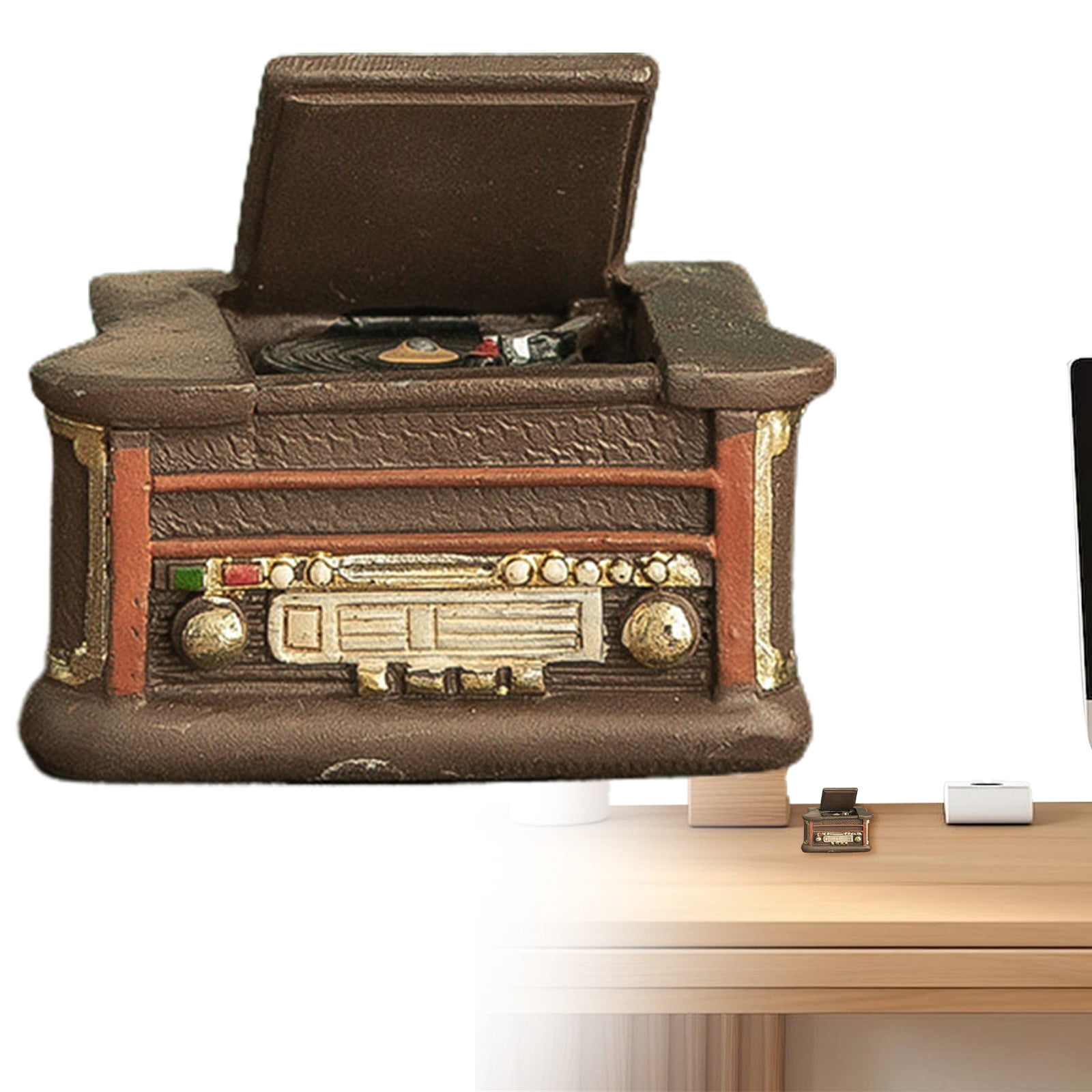 Mini Gramophone Maison De Poupée Mini Maison Phonographe Miniature ...