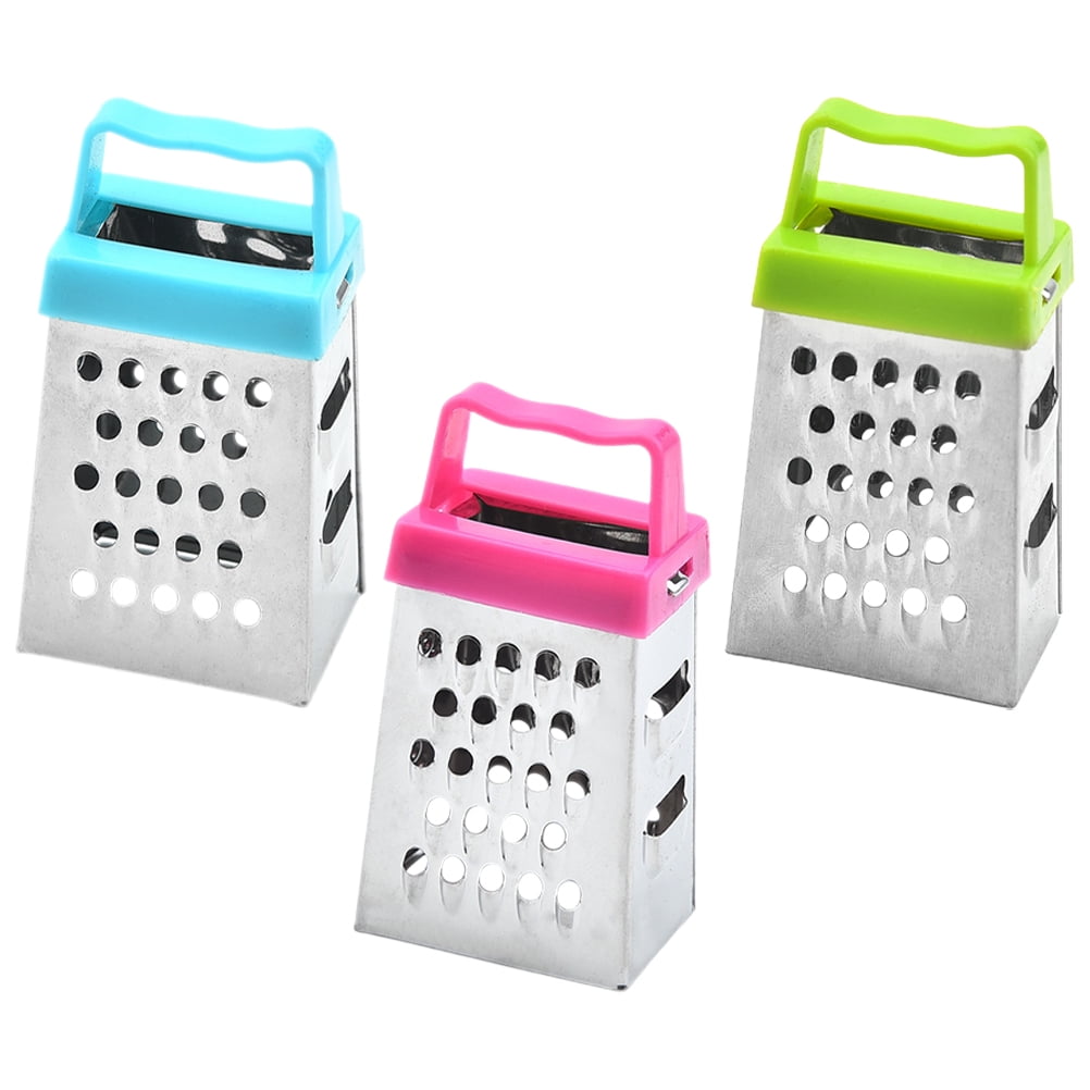 3Pcs Stainless Steel Box Grater Mini Handheld Slicer for Fruit ...