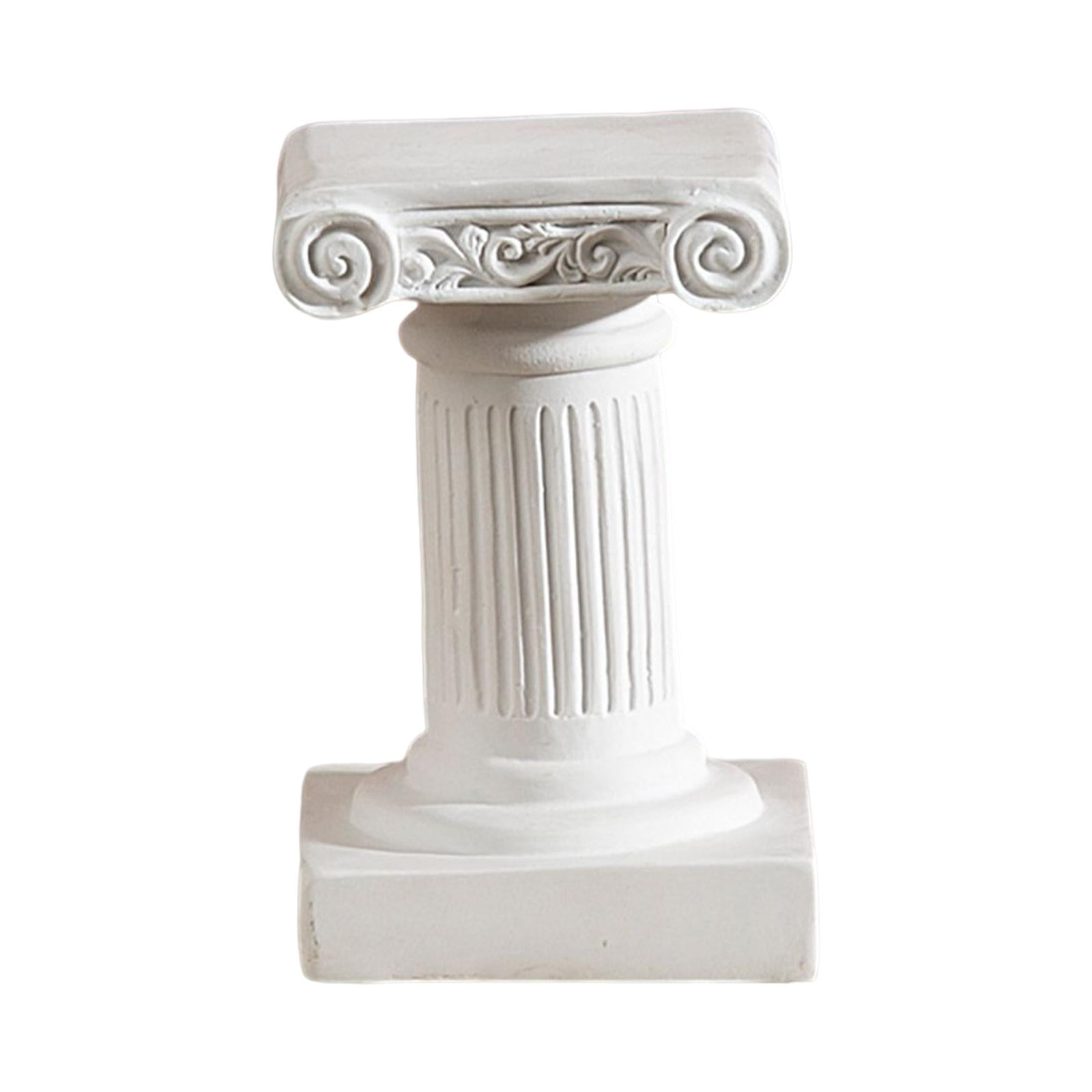 Mini Greek Columns Alabaster Sculpture Resin, Home Decor Table ...