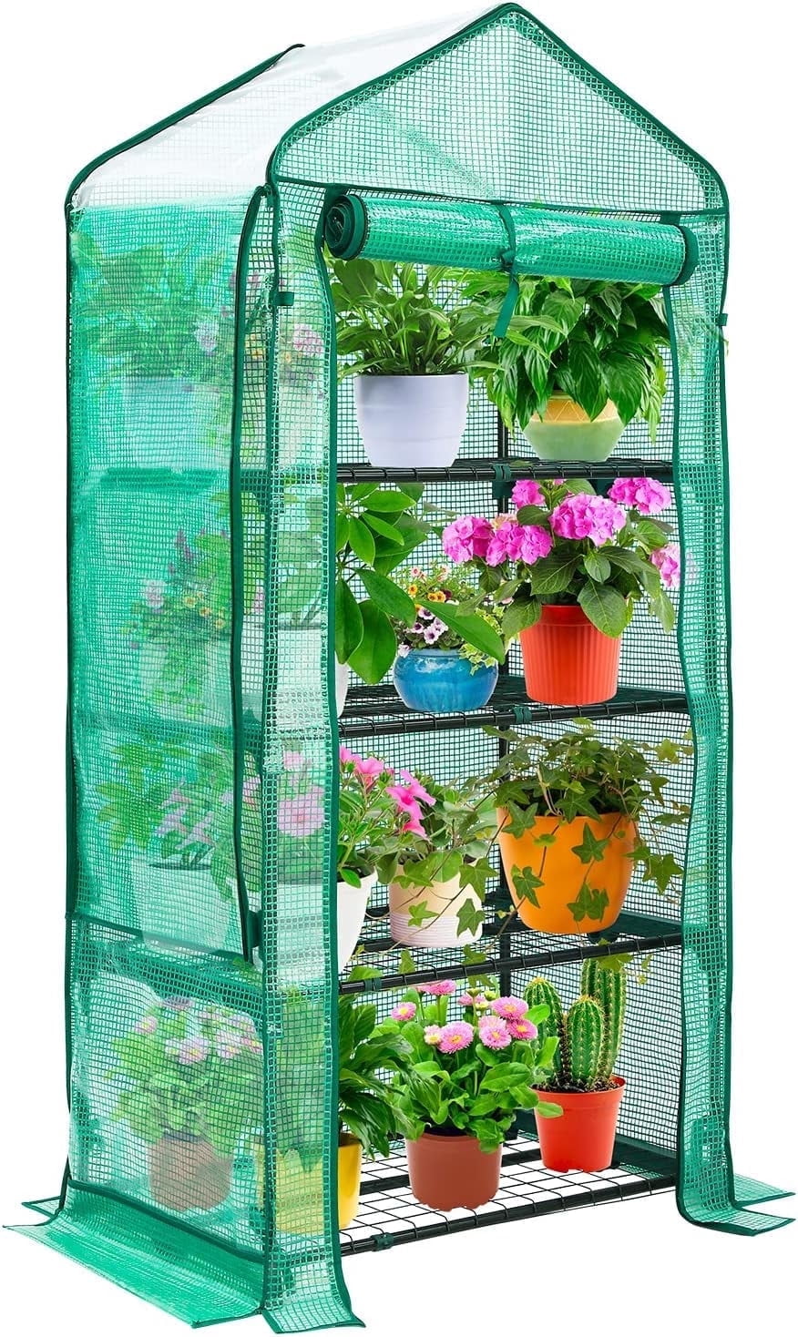 E-Shine Leisure, Mini Greenhouse, 30" x 20" x 62", Green - Walmart.com