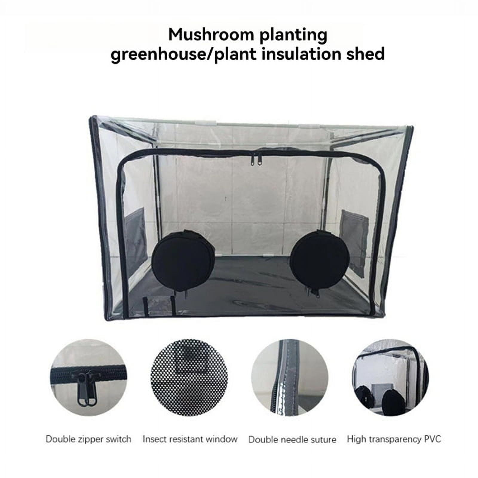 Mini Greenhouse Still Air Box Mushroom Bag Plant Propagation Station ...