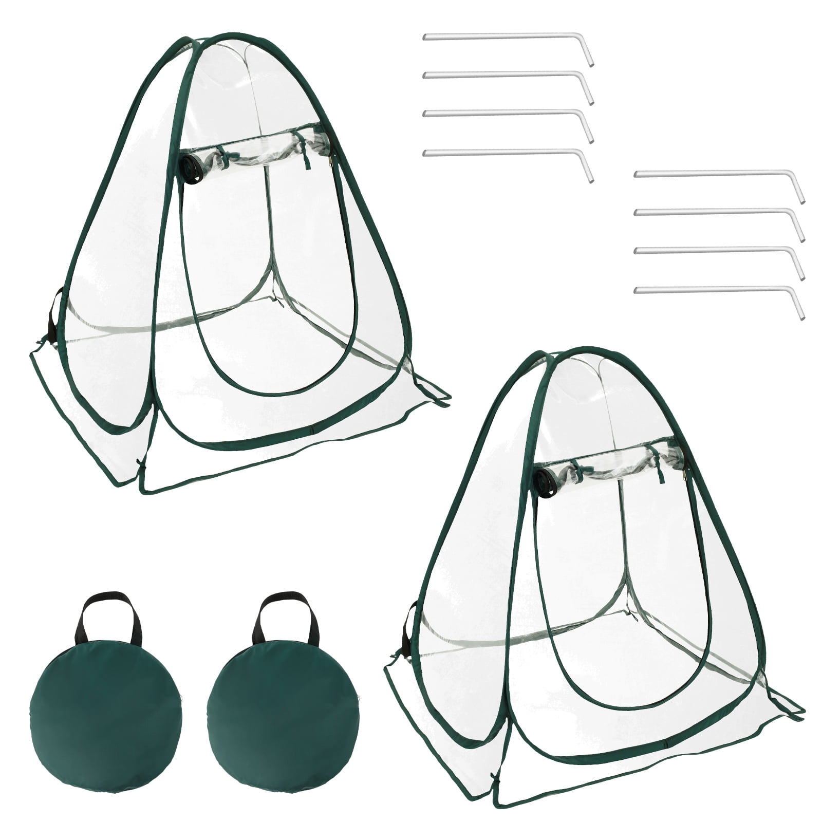 Mini Greenhouse Waterproof Pop Up Greenhouse Clear PVC Greenhouse Cover ...