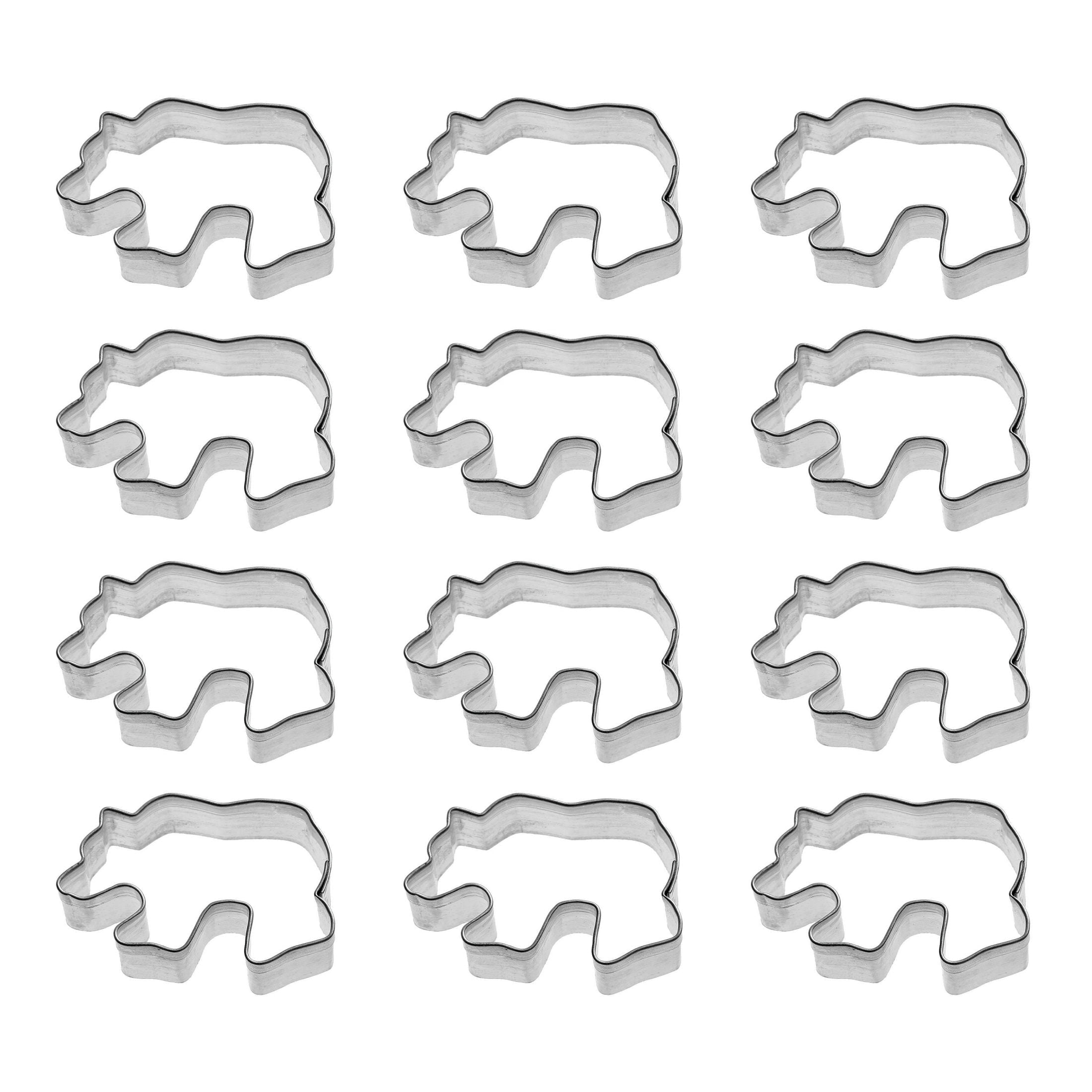 Mini Grizzly Bear Dozen Cookie Cutters 1.5 inches/each A6008-W12 - The ...