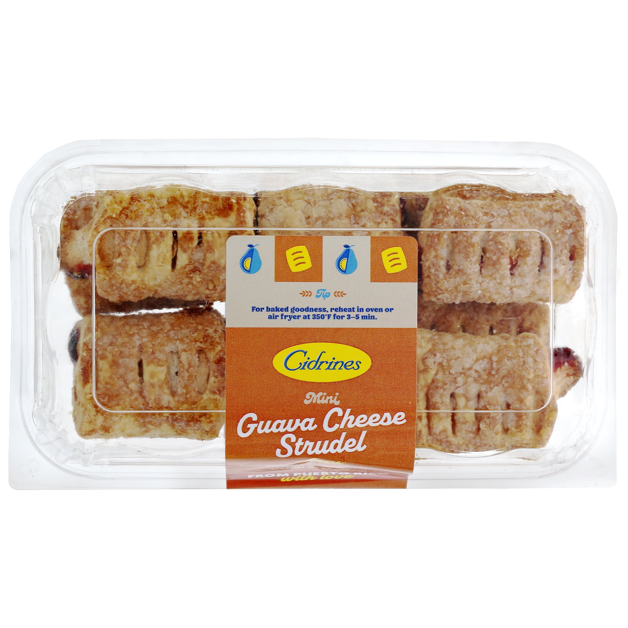 Cidrines Mini Guava & Cheese Strudel, 10 Count Ready to Eat - Walmart.com