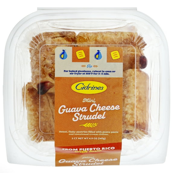 Cidrines, Mini Guava & Cheese Strudel, 5 Count, Ready to Eat, Shelf ...