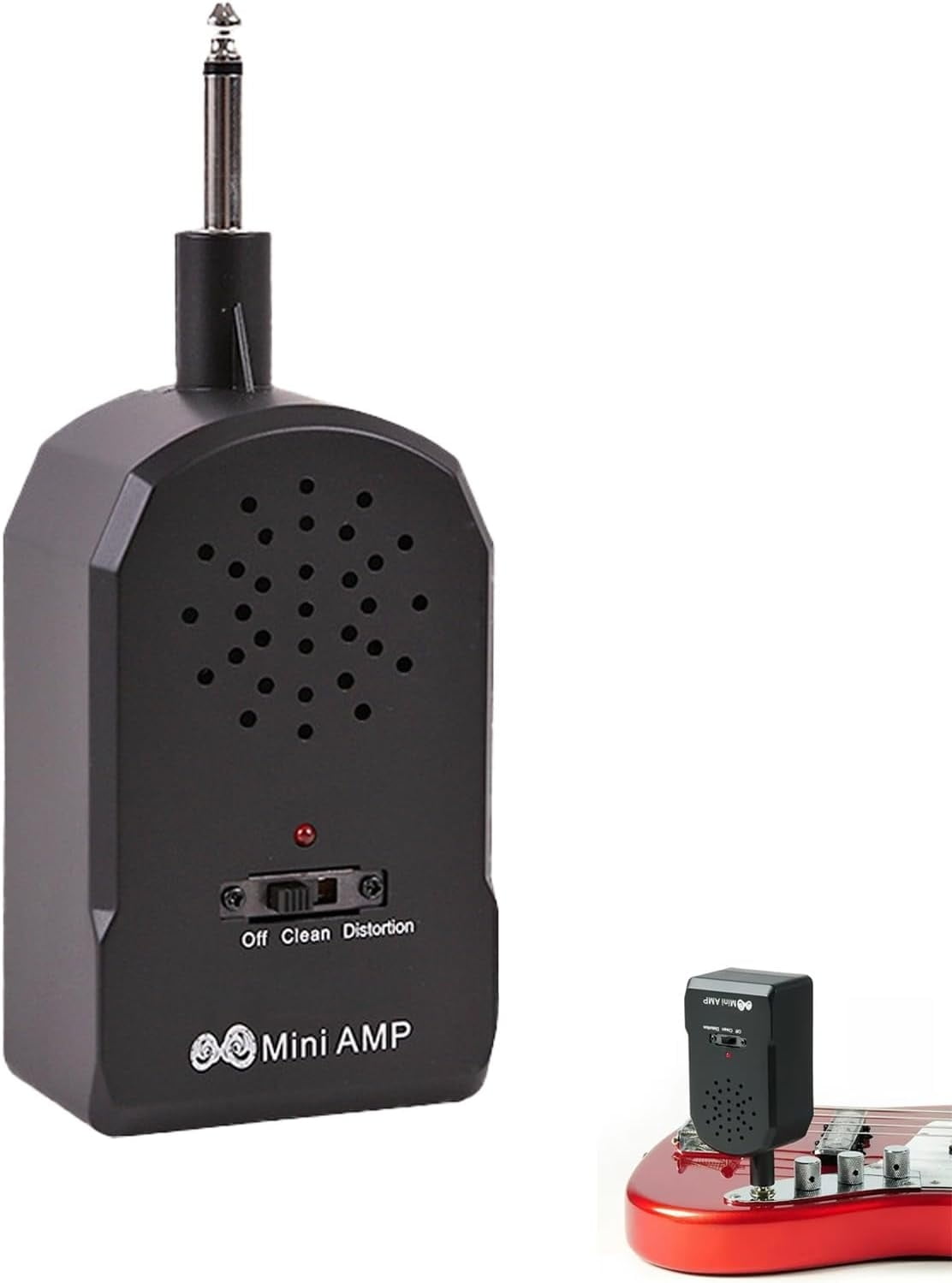 Mini Guitar Amp Pro, Portable Electric Guitar Amp with Built-in 4 ...