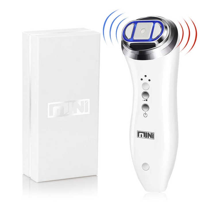Mini HIFU Facial Machine Wrinkles Remove Face Massager ,Ultrasonic Face ...