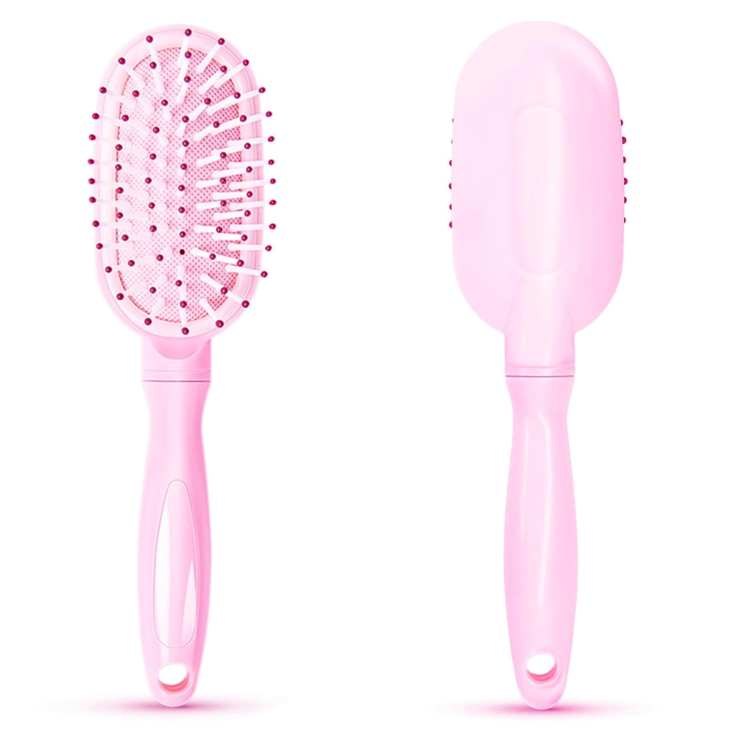 Mini Hair Brush for Little Girls, Small Hair Detangling Paddle for Pain ...