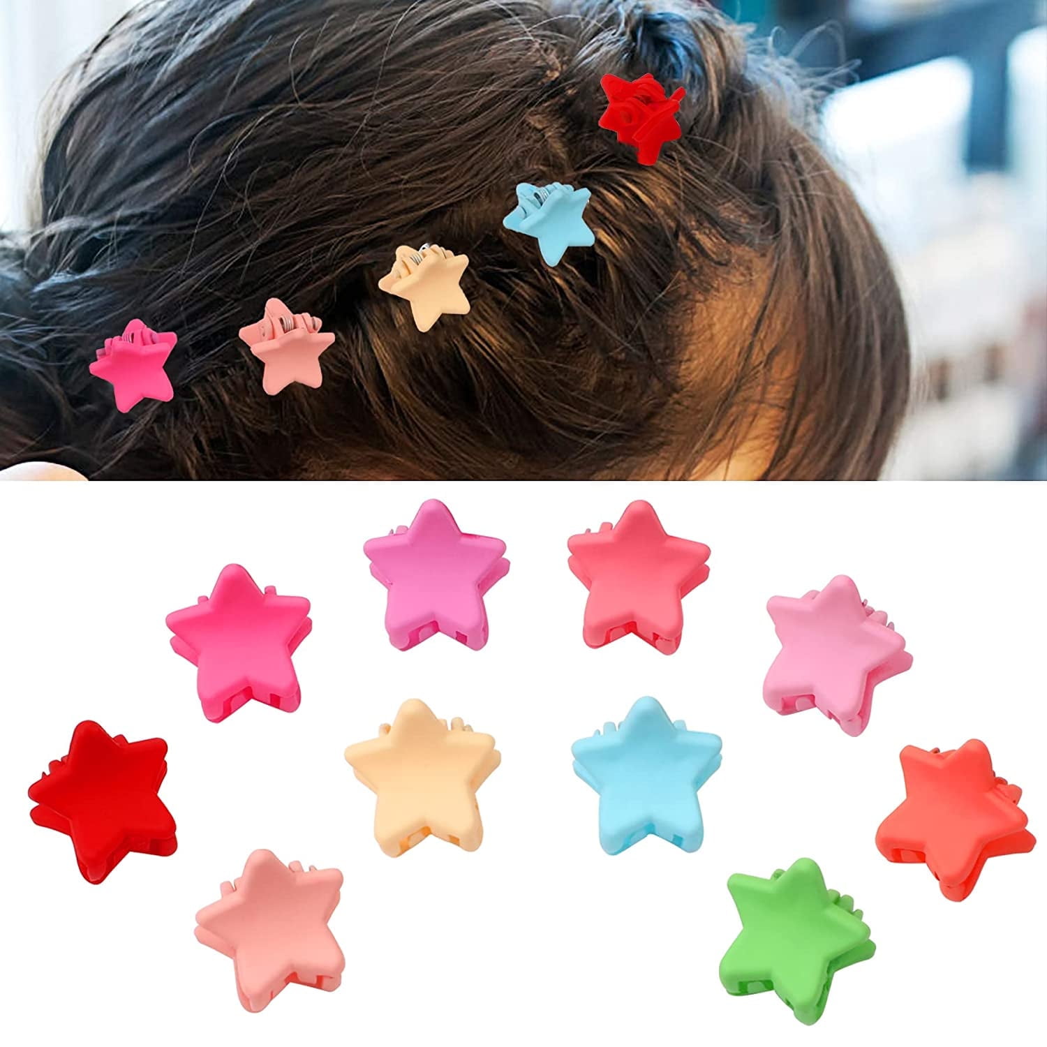 Mini Hair Claw Clips for Girls and Women, 30PCS Small Hair Clips Pins ...