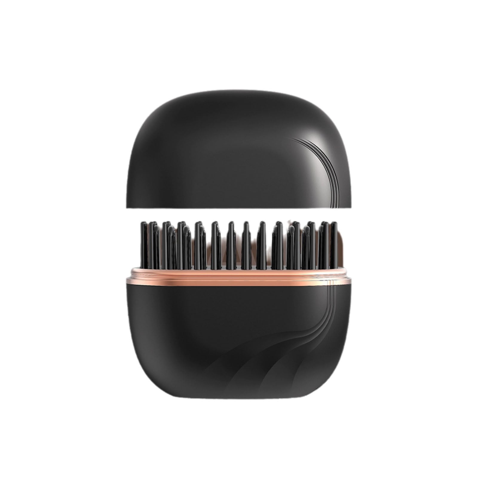 Mini Hair Straightener Wireless Charging Portable Styling Comb LCD ...