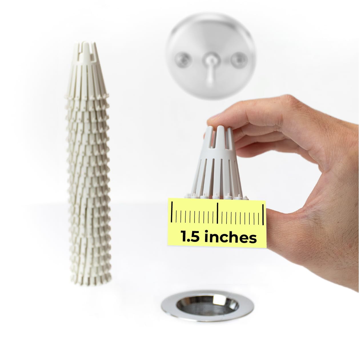 Mini Hair Strainer 20 Count, Fits 1.5 Inch Tub Drain, Disposable ...