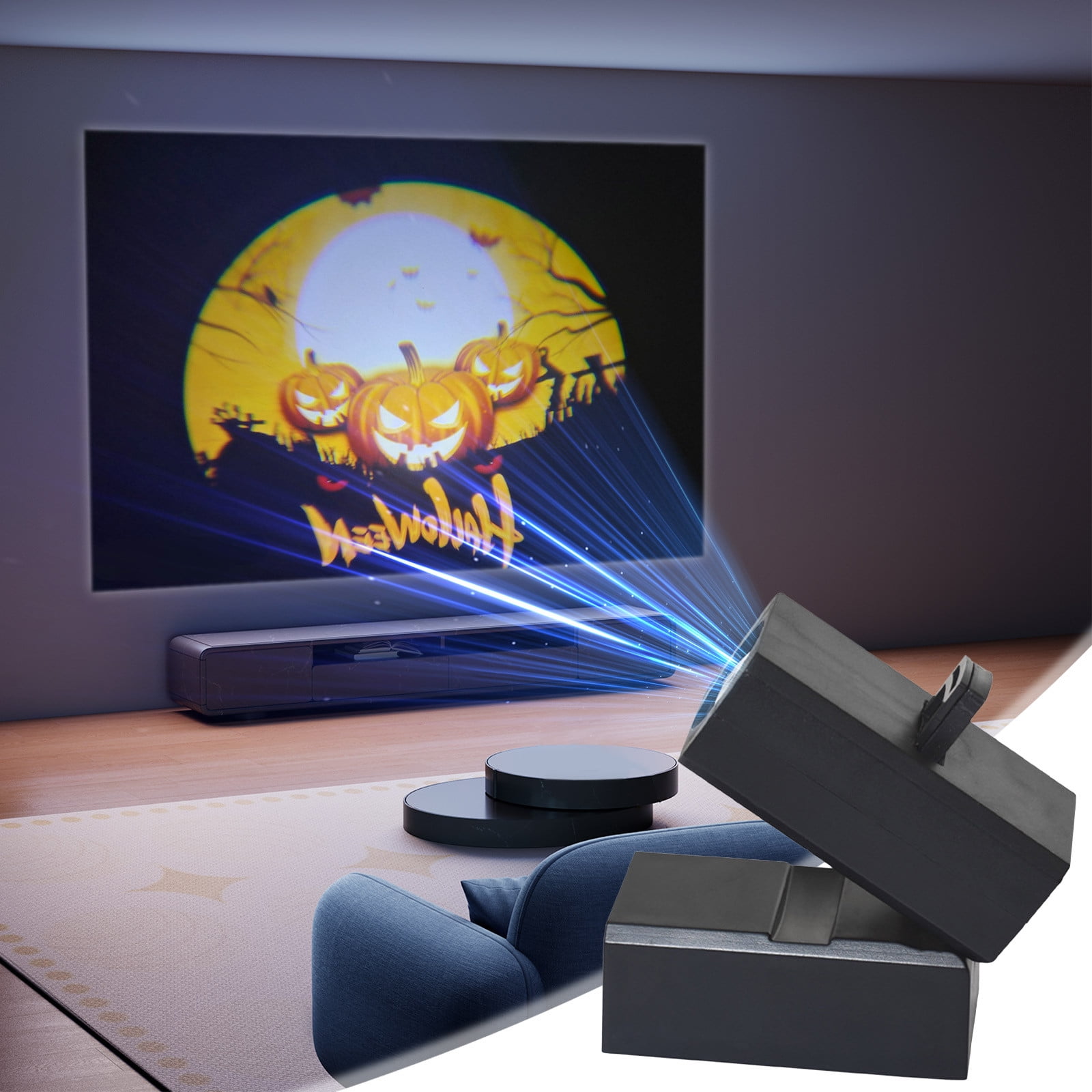 Mini Halloween Projector Lights，Film Spooky Ghost Decorative，Halloween ...